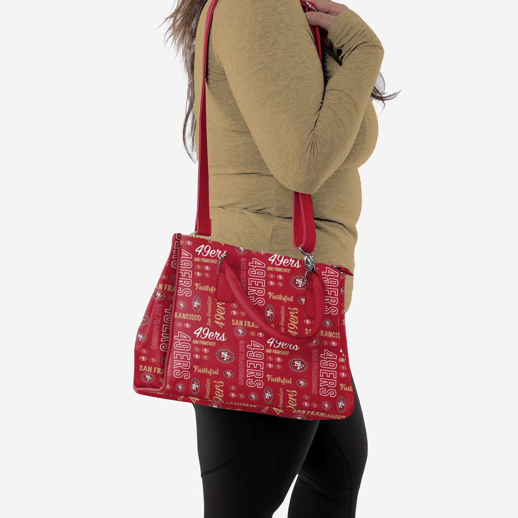 San Francisco 49ers Spirited Style Printed Collection Purse FOCO