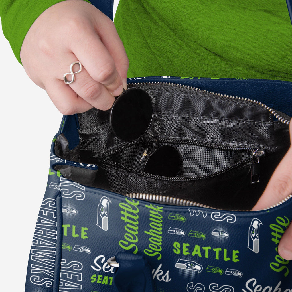 Seattle Seahawks Spirited Style Printed Collection Purse FOCO