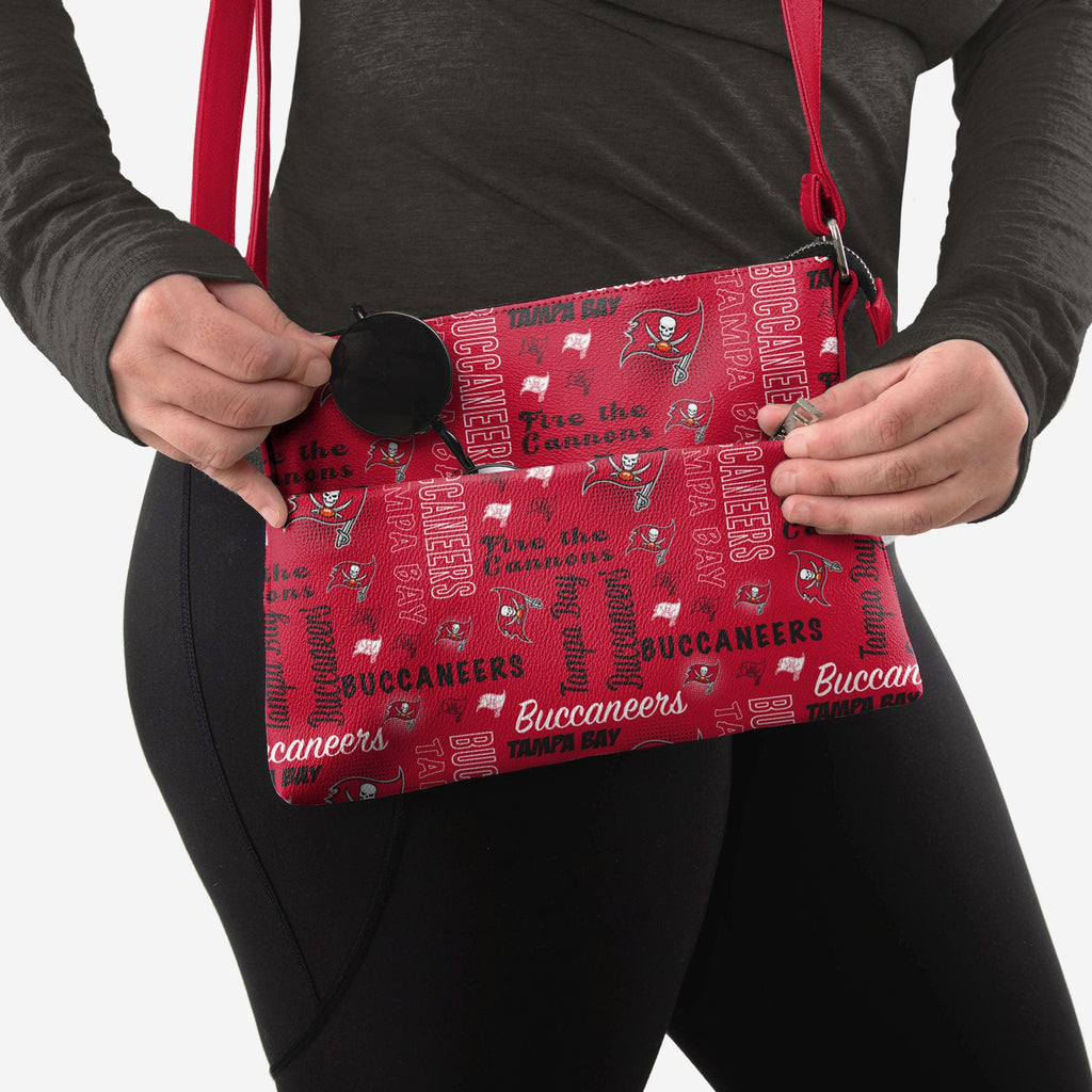 Tampa Bay Buccaneers Spirited Style Printed Collection Foldover Tote B FOCO