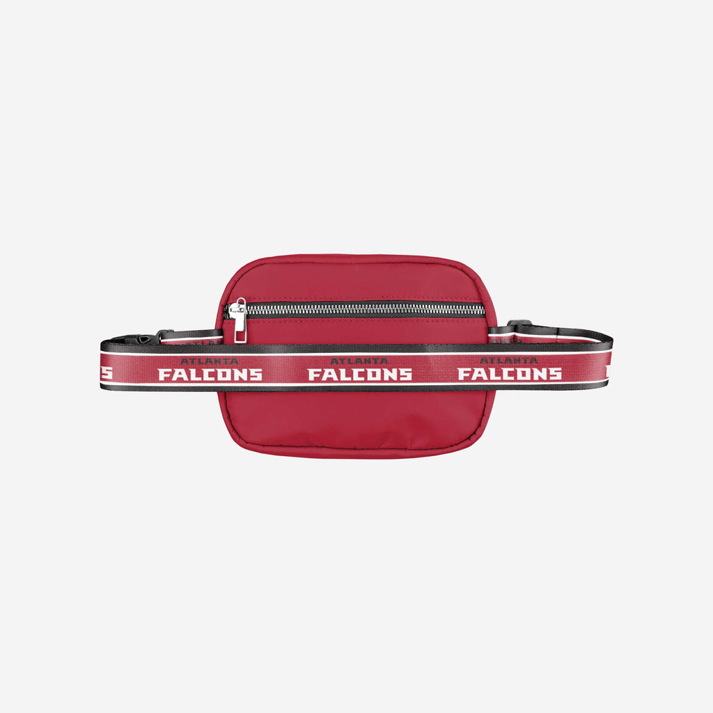 Atlanta Falcons Team Wordmark Crossbody Belt Bag FOCO