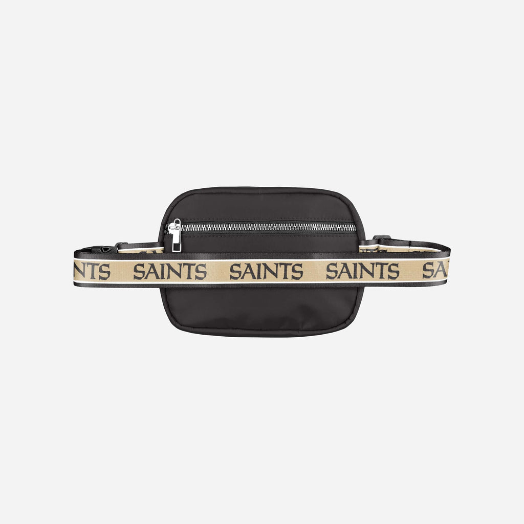New Orleans Saints Team Wordmark Crossbody Belt Bag FOCO