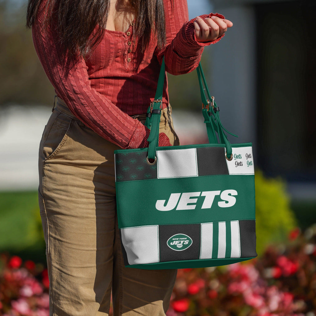 New York Jets Printed Collage Tote FOCO