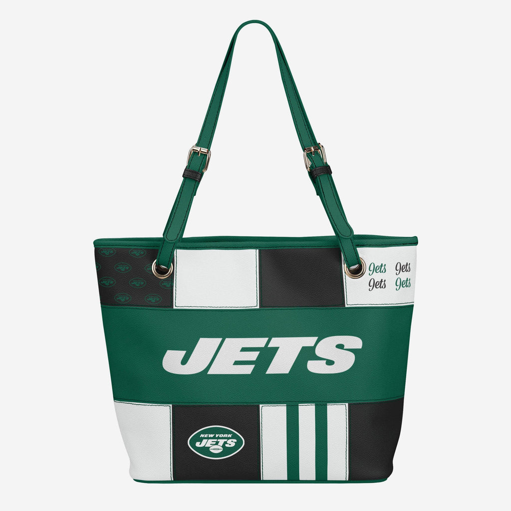 New York Jets Printed Collage Tote FOCO