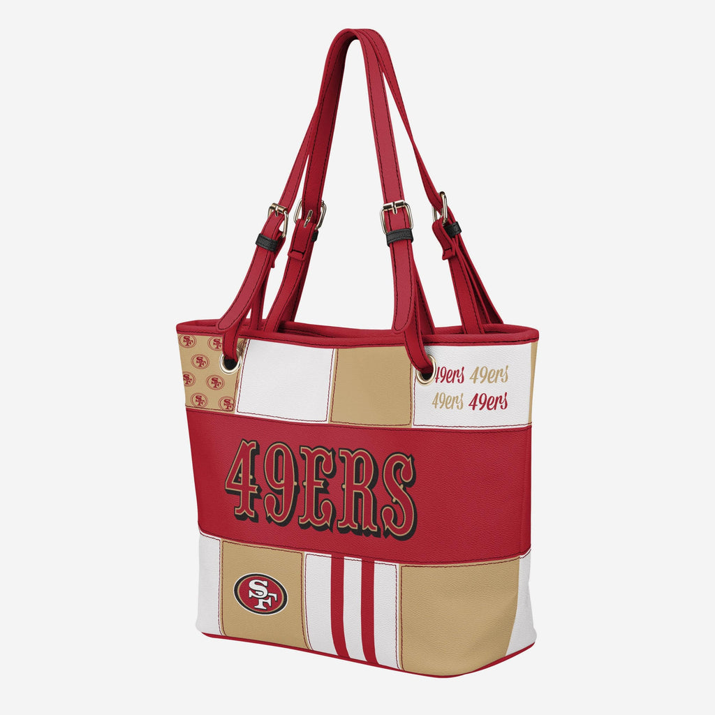 San Francisco 49ers Printed Collage Tote FOCO