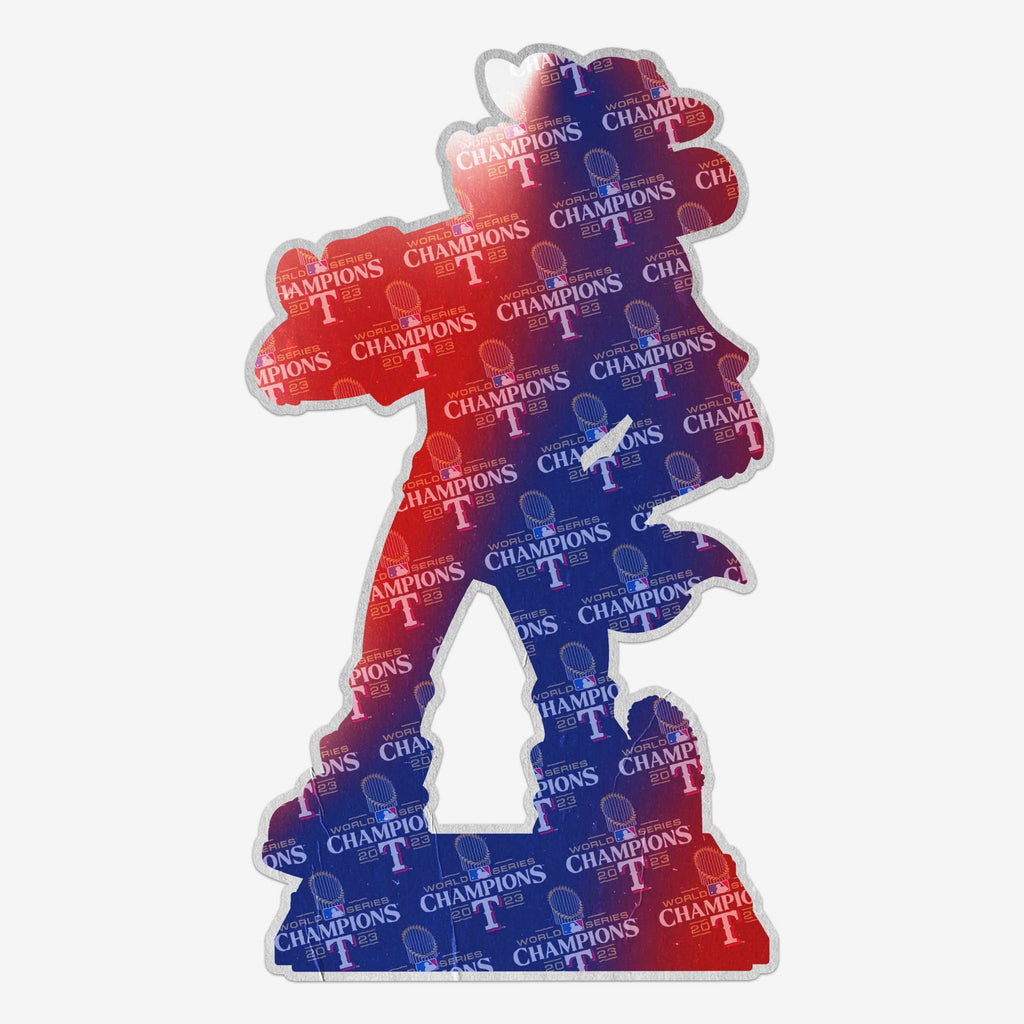 Rangers Captain Texas Rangers 2023 World Series Champions 18 in Mascot FOCO
