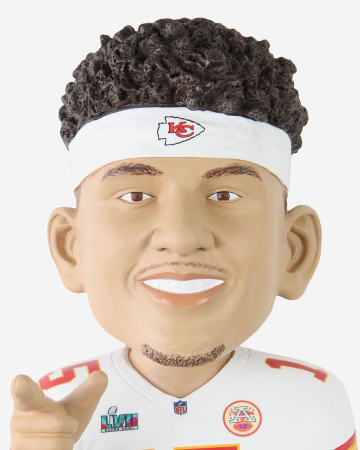 Patrick Mahomes Kansas City Chiefs Super Bowl LVII Champions 18 in Bob FOCO