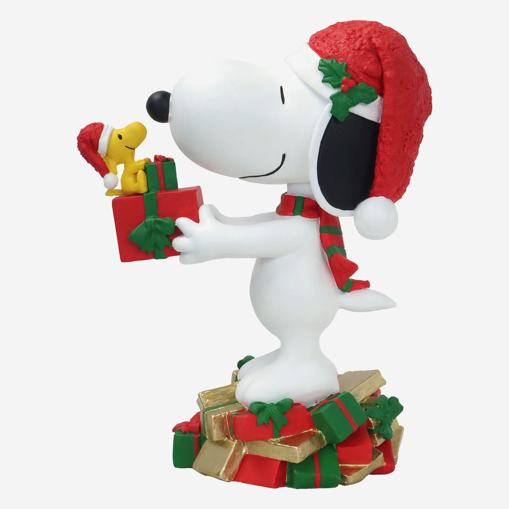 Snoopy & Woodstock Peanuts Christmas Presents Bobblehead FOCO