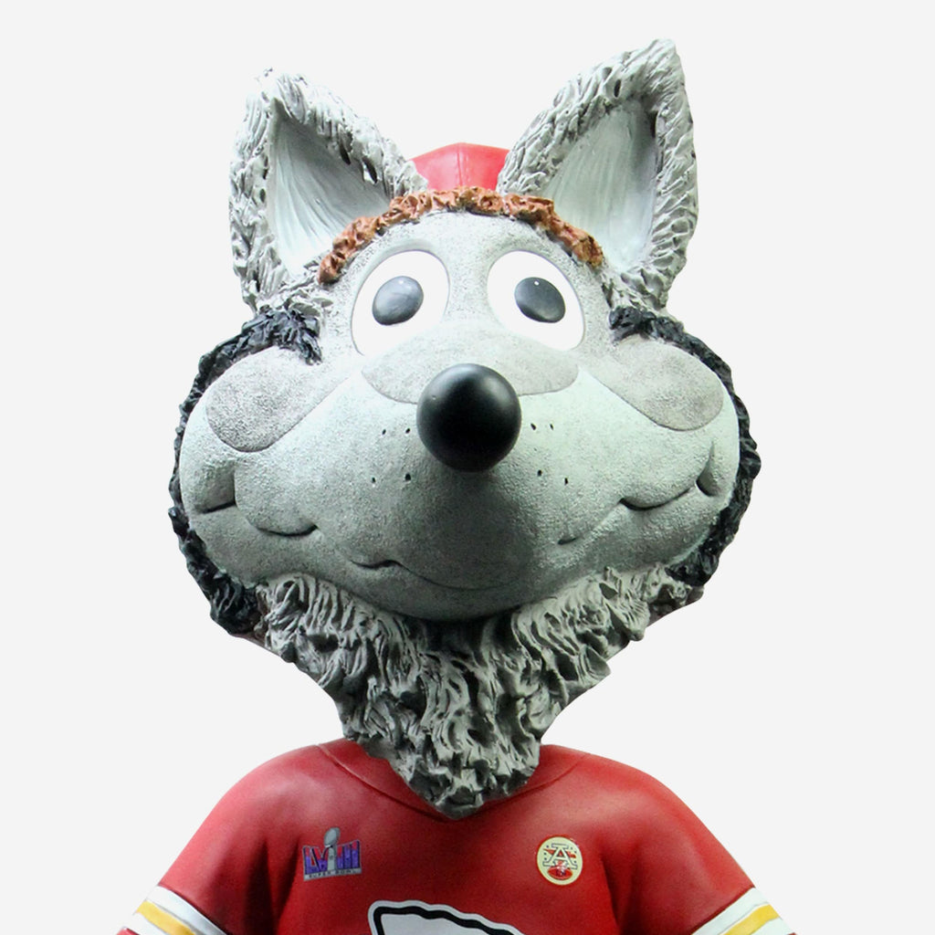 KC Wolf Kansas City Chiefs Super Bowl LVIII Champions 3 Ft Bobblehead FOCO