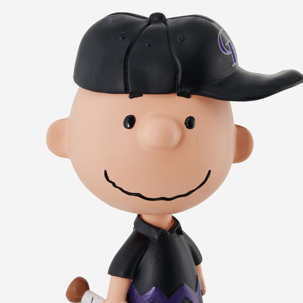 Colorado Rockies Charlie Brown Peanuts Bighead Bobblehead FOCO