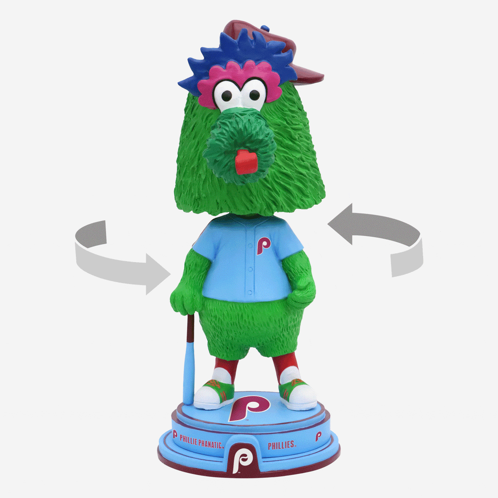 Phillie Phanatic Philadelphia Phillies Powder Blue Uniform Mascot Spin Foco