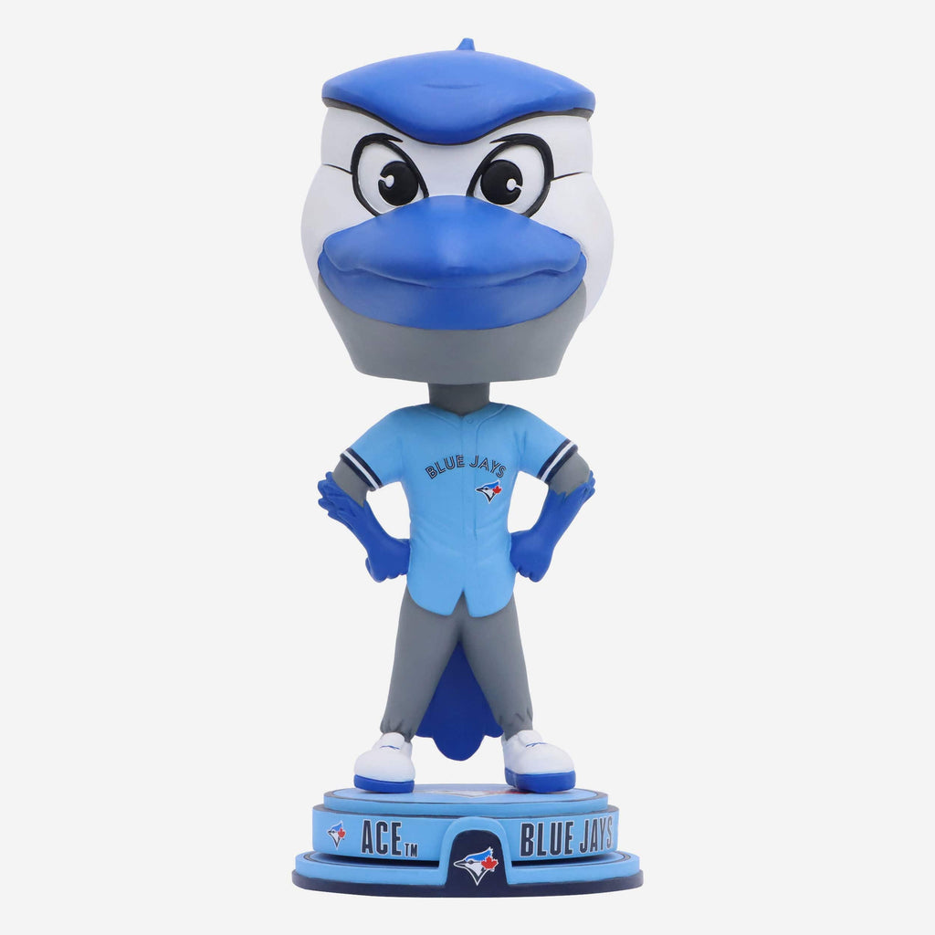 Ace Toronto Blue Jays Powder Blue Uniform Mascot Spinner Bighead Bobbl FOCO