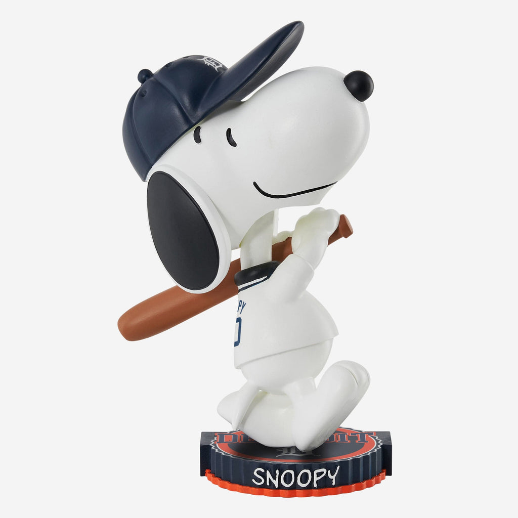 Detroit Tigers Snoopy Peanuts Bighead Bobblehead FOCO