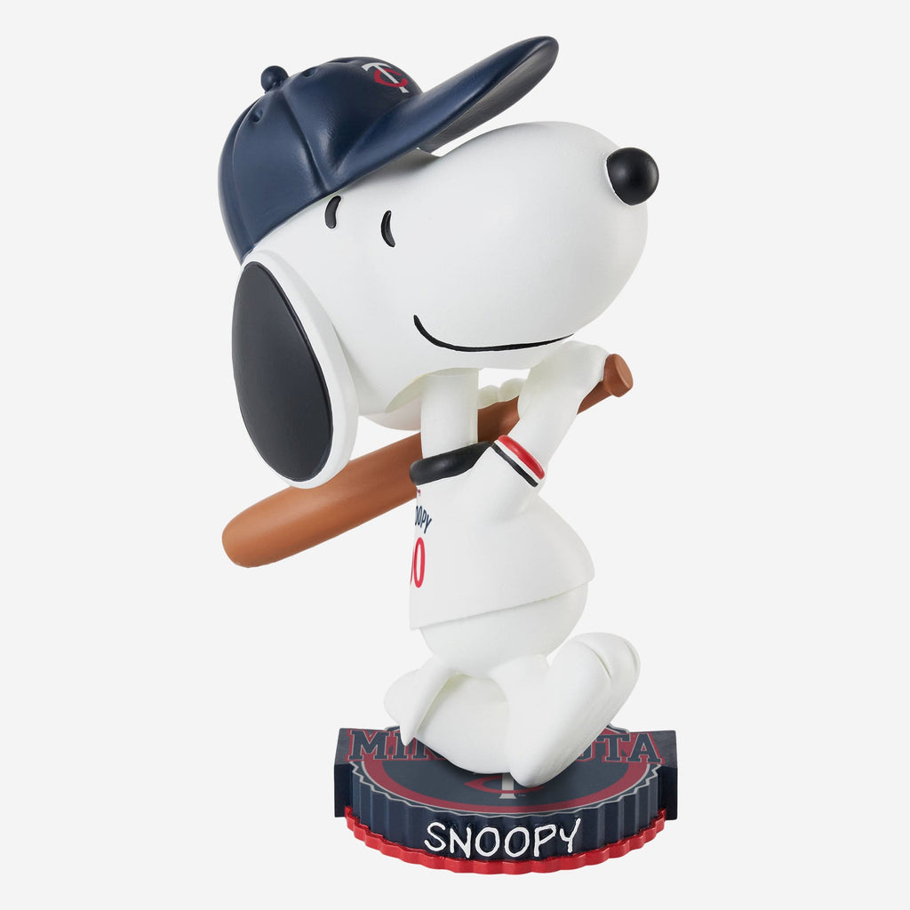 Minnesota Twins Snoopy Peanuts Bighead Bobblehead FOCO