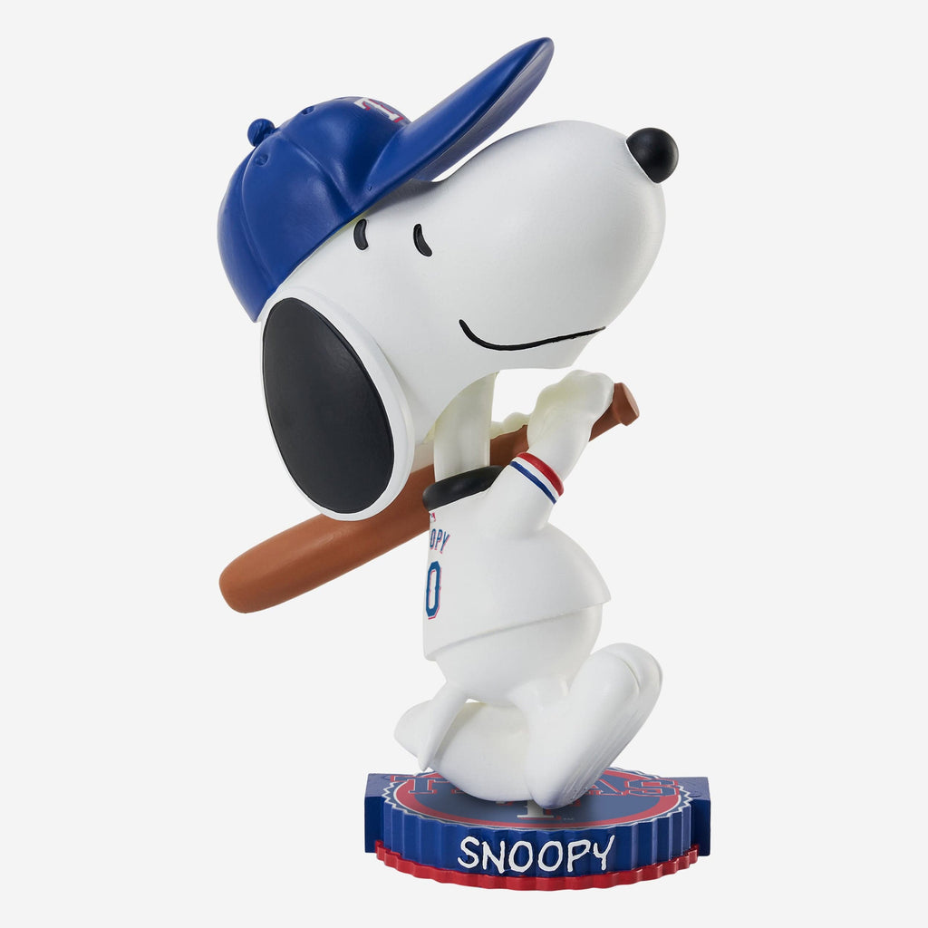 Texas Rangers Snoopy Peanuts Bighead Bobblehead FOCO
