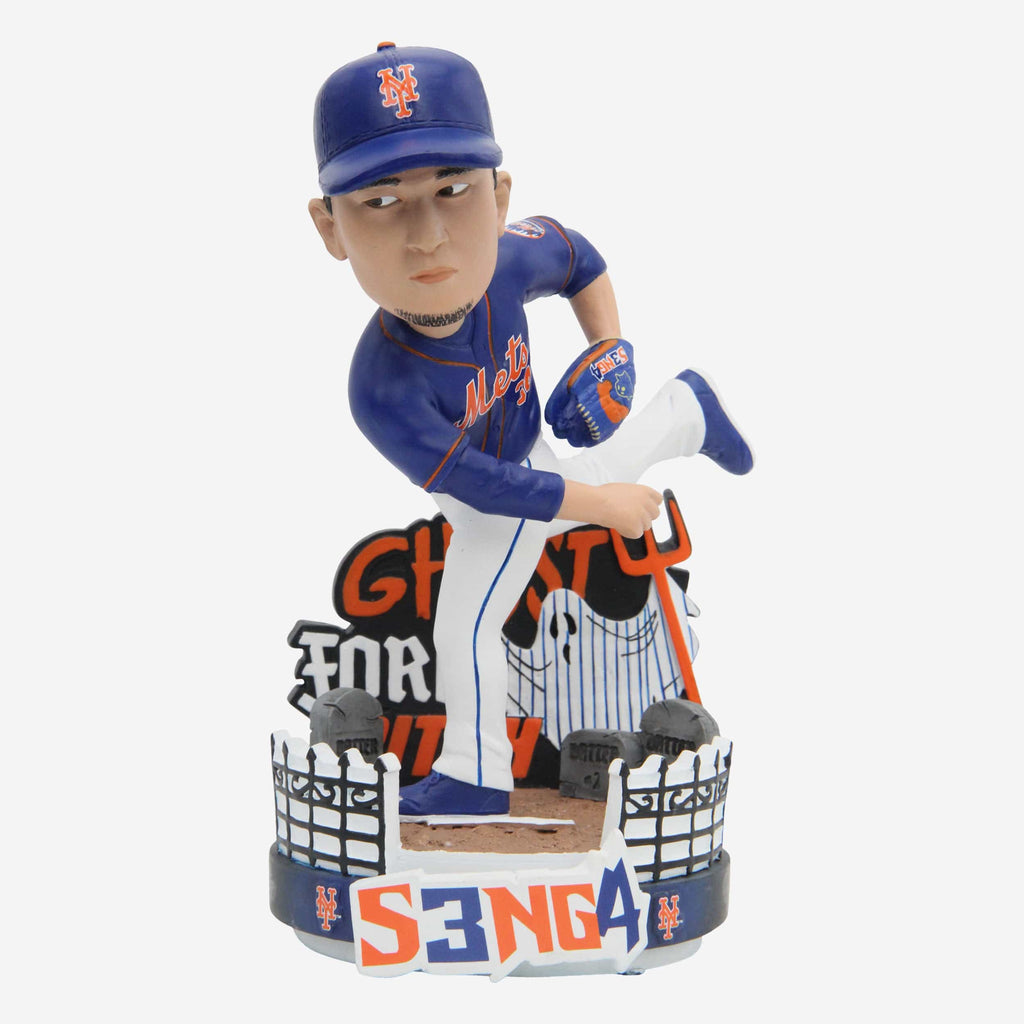 Kodai Senga New York Mets Ghost Fork Bobblehead FOCO