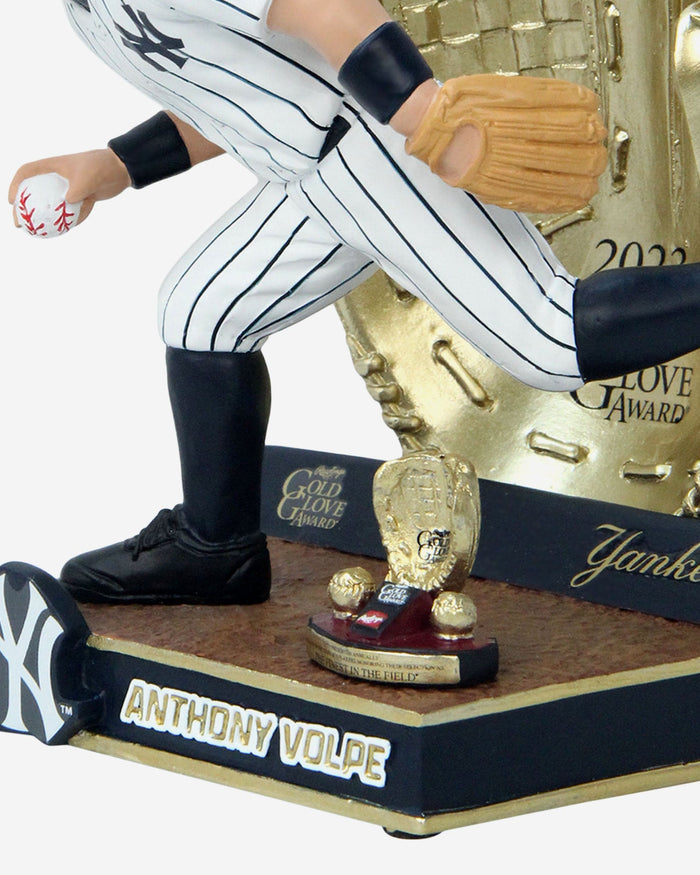 Anthony Volpe New York Yankees 2023 Gold Glove Bobblehead FOCO