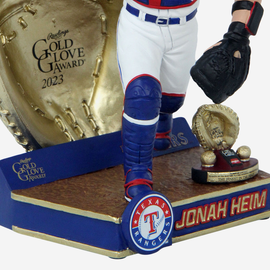 Jonah Heim Texas Rangers 2023 Gold Glove Bobblehead FOCO