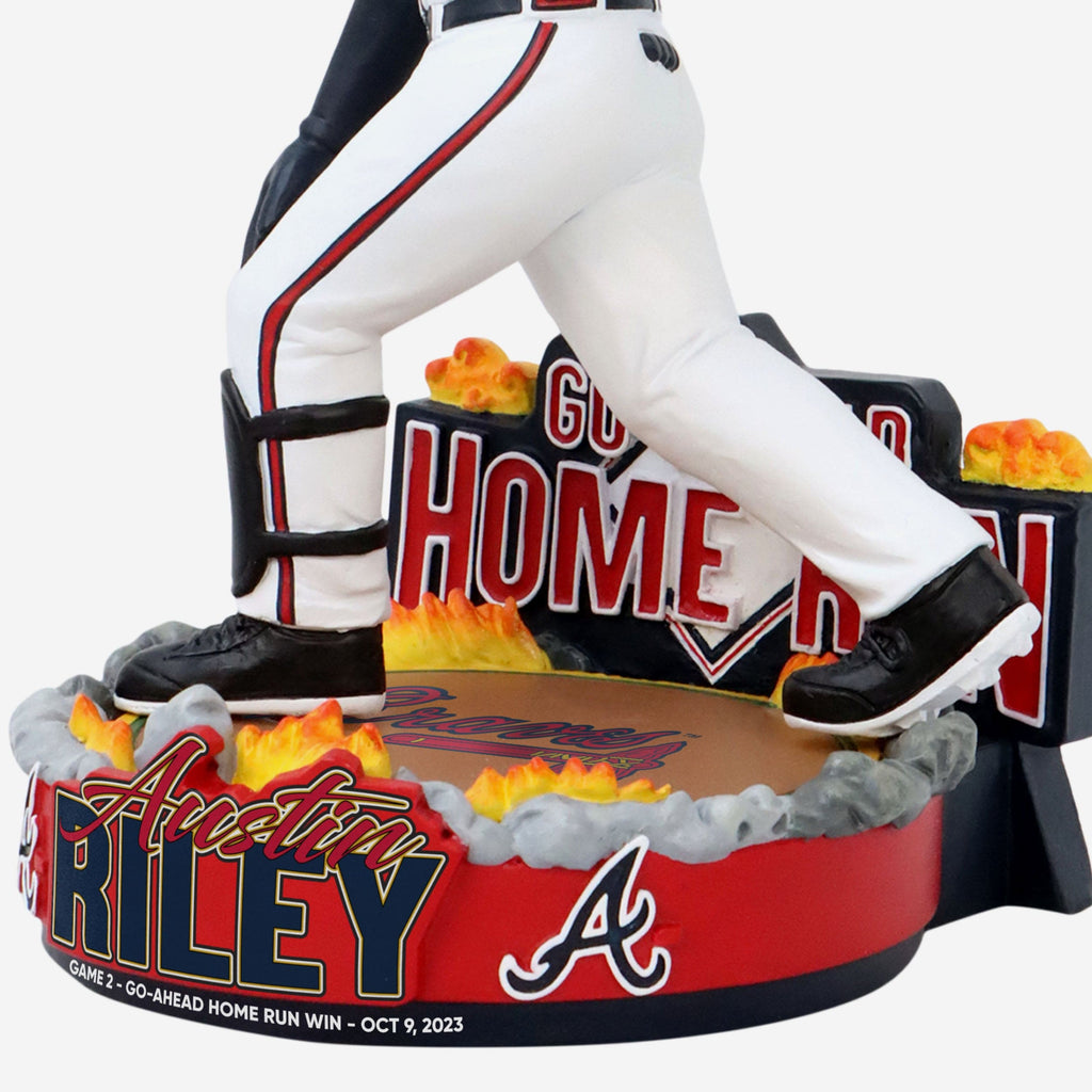 Austin Riley Atlanta Braves 2023 NLDS One-Handed Home Run Bobblehead FOCO