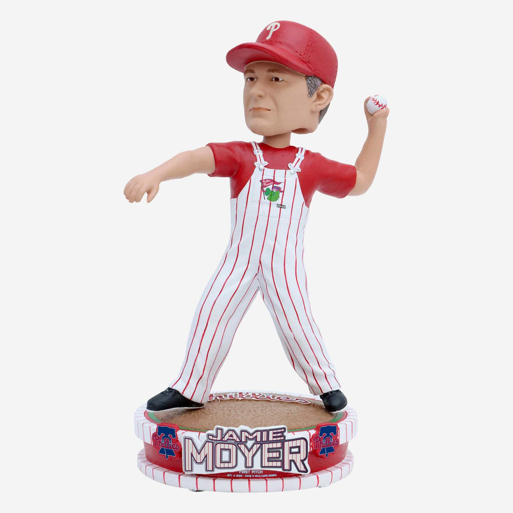 Jamie Moyer Philadelphia Phillies Bib Overalls First Pitch Bobblehead FOCO