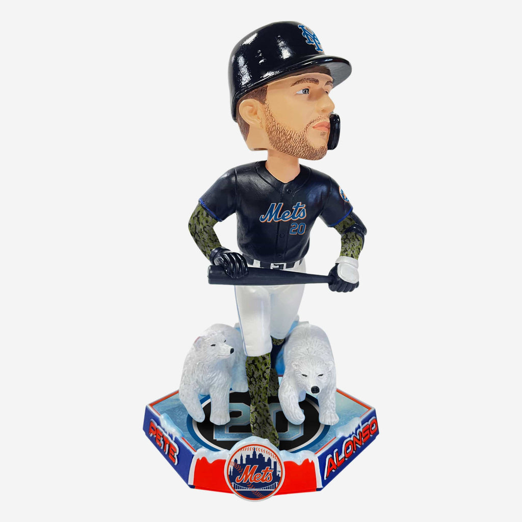 Pete Alonso New York Mets Polar Bear Bobblehead FOCO