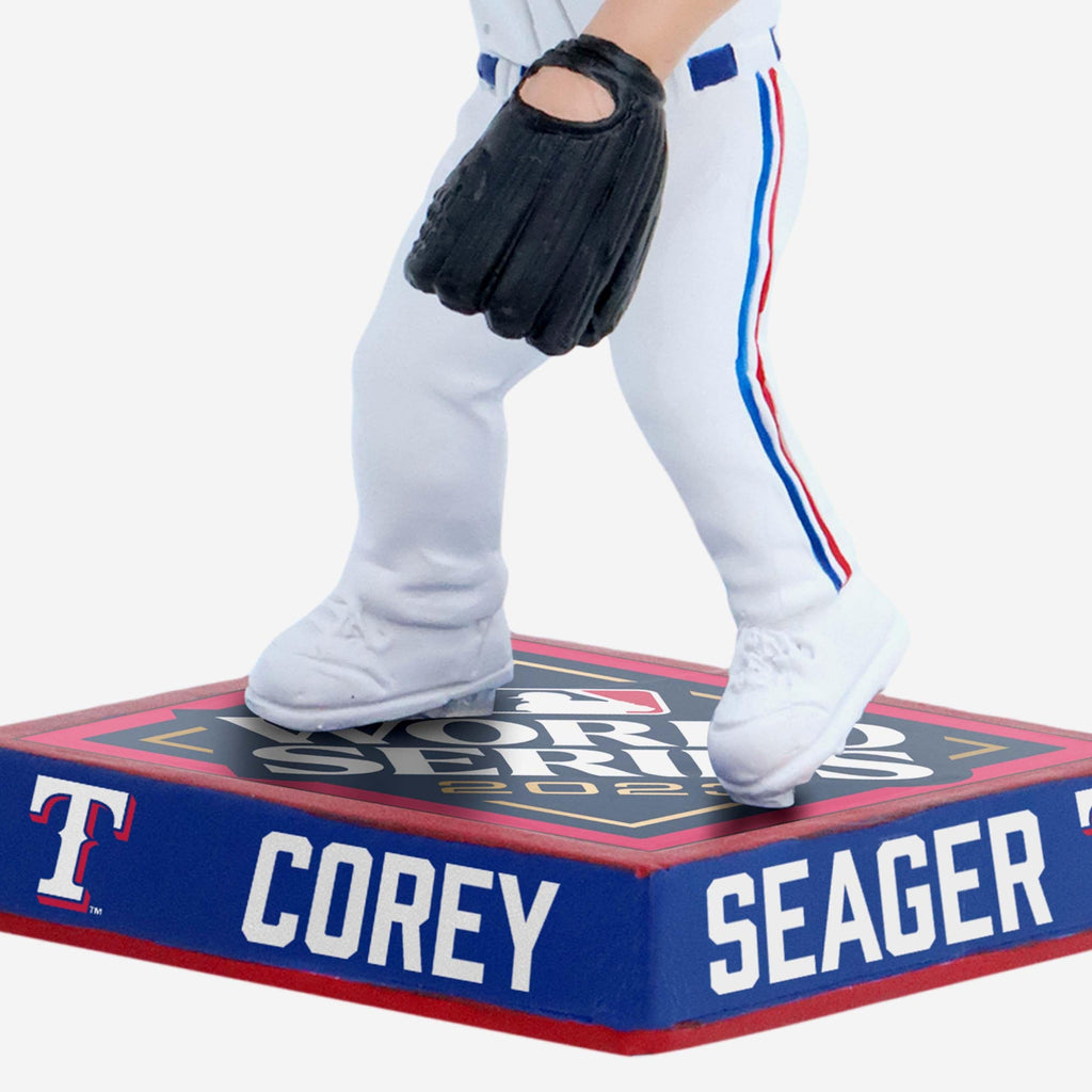 Corey Seager Texas Rangers World Series Mini Bighead Bobblehead FOCO