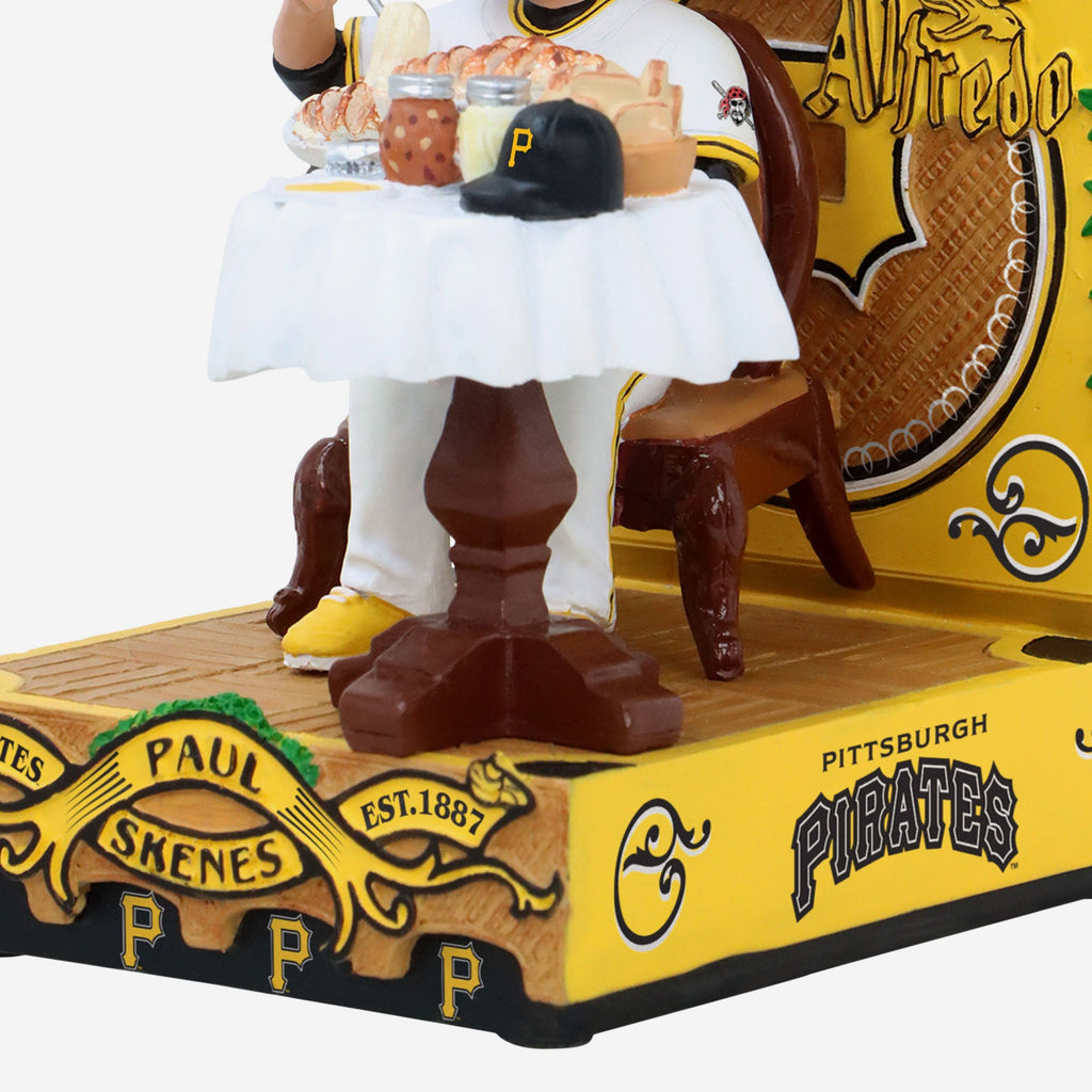 Paul Skenes Pittsburgh Pirates Chicken Alfredo Mini Bobblehead Scene FOCO