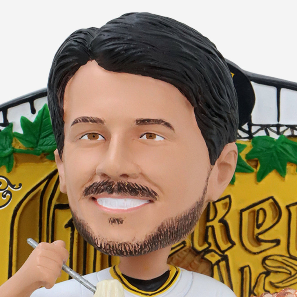 Paul Skenes Pittsburgh Pirates Chicken Alfredo Mini Bobblehead Scene FOCO