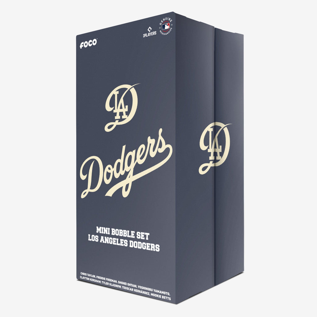 Los Angeles Dodgers 2024 City Connect Mini Bobblehead Boxed Set FOCO