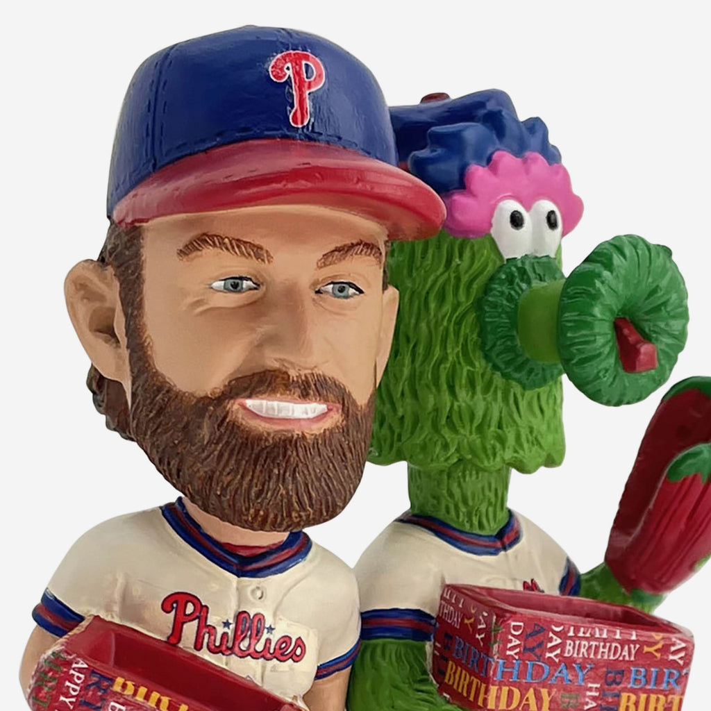 Bryce Harper & Phillie Phanatic Philadelphia Phillies Birthday Mini Sc FOCO