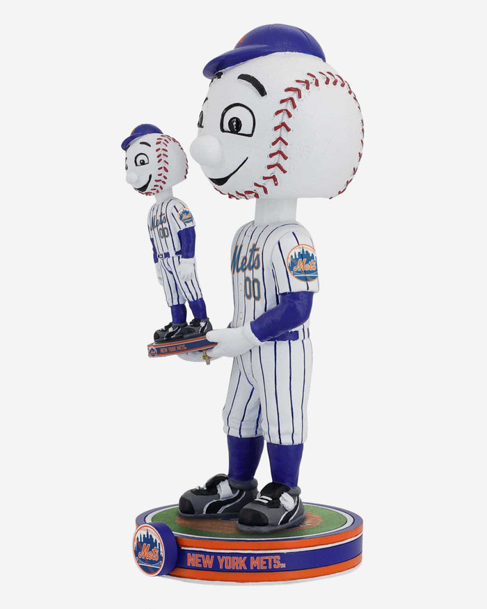 Mr Met New York Mets Bobble Dubblz Mascot Bobblehead FOCO