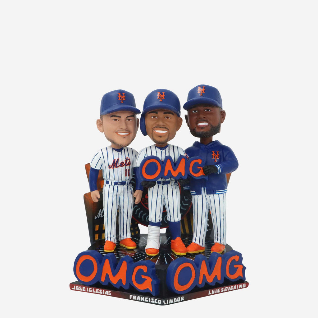 New York Mets OMG Mini Bobblehead Scene FOCO