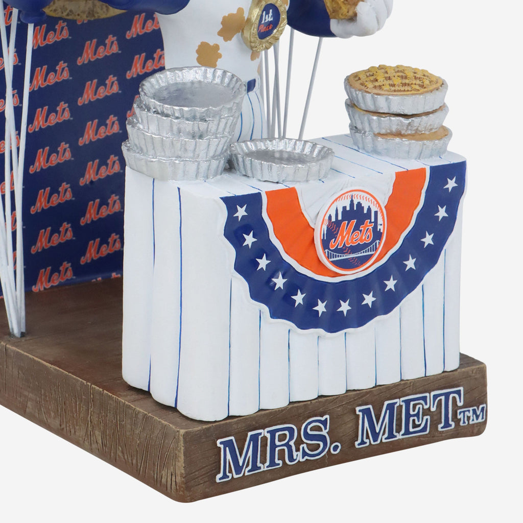 Mrs Met New York Mets Pie Eating Contest Mascot Bobblehead FOCO