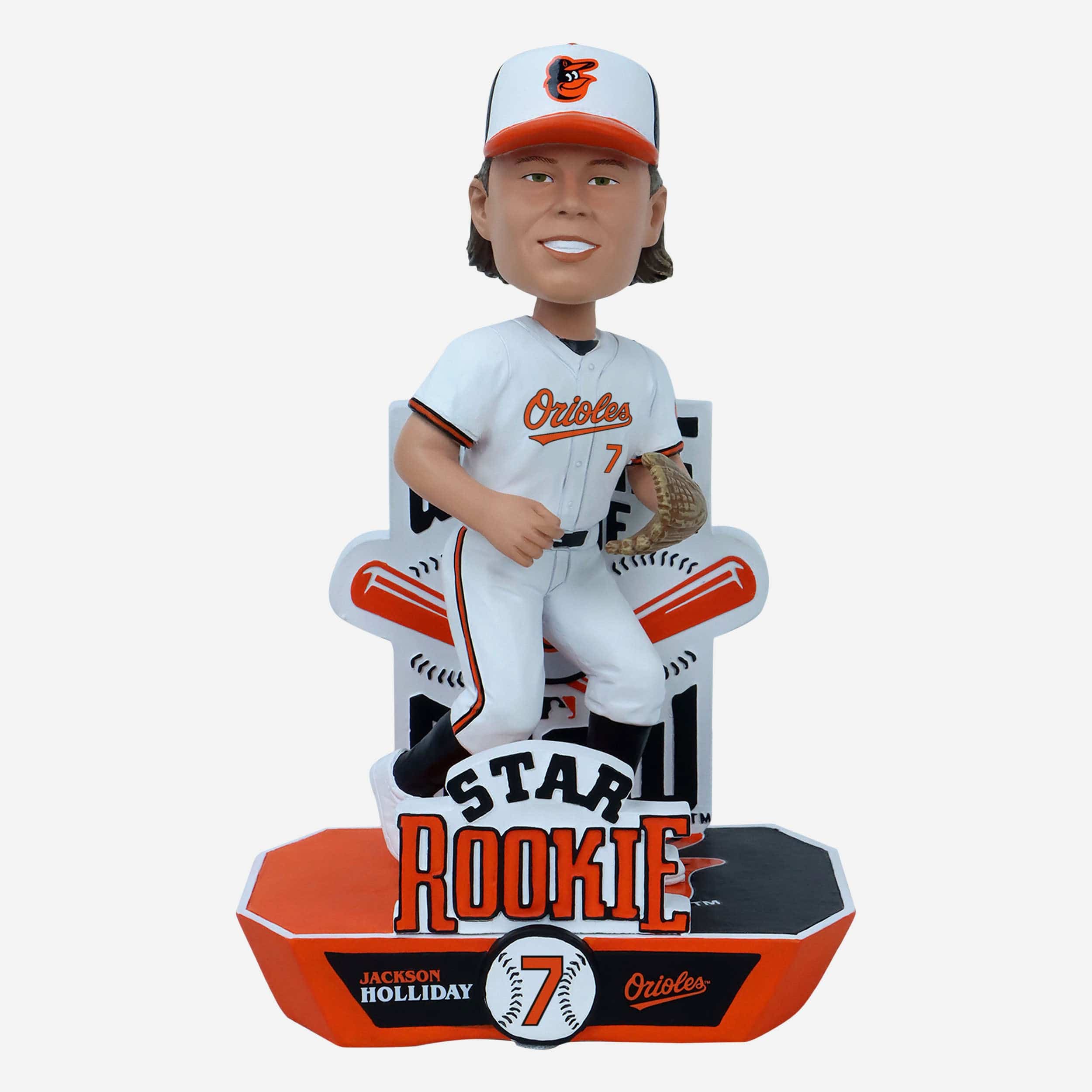 Jackson Holliday Baltimore Orioles Star Rookie Bobblehead FOCO