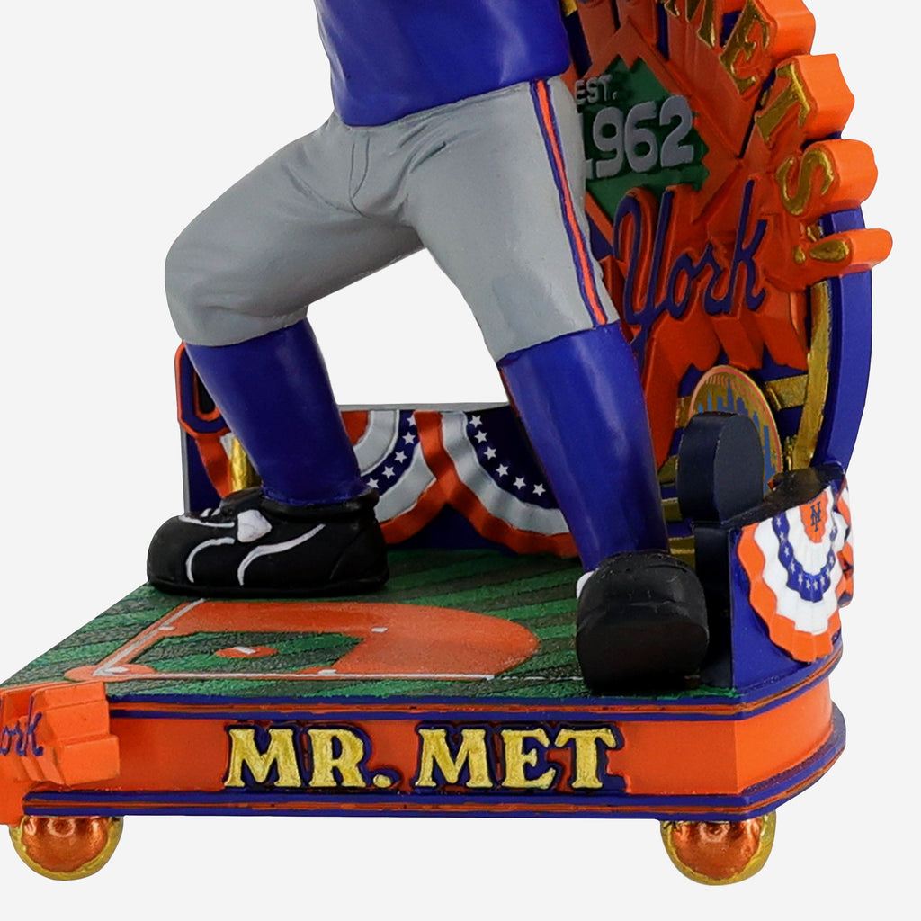 Mr Met New York Mets Blue Alternate Uniform Mascot Bobblehead FOCO