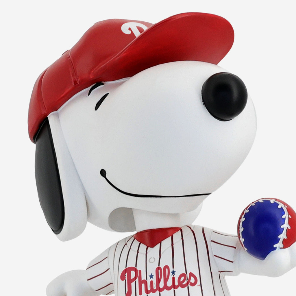 Philadelphia Phillies Snoopy Peanuts Batter Up Bighead Bobblehead FOCO