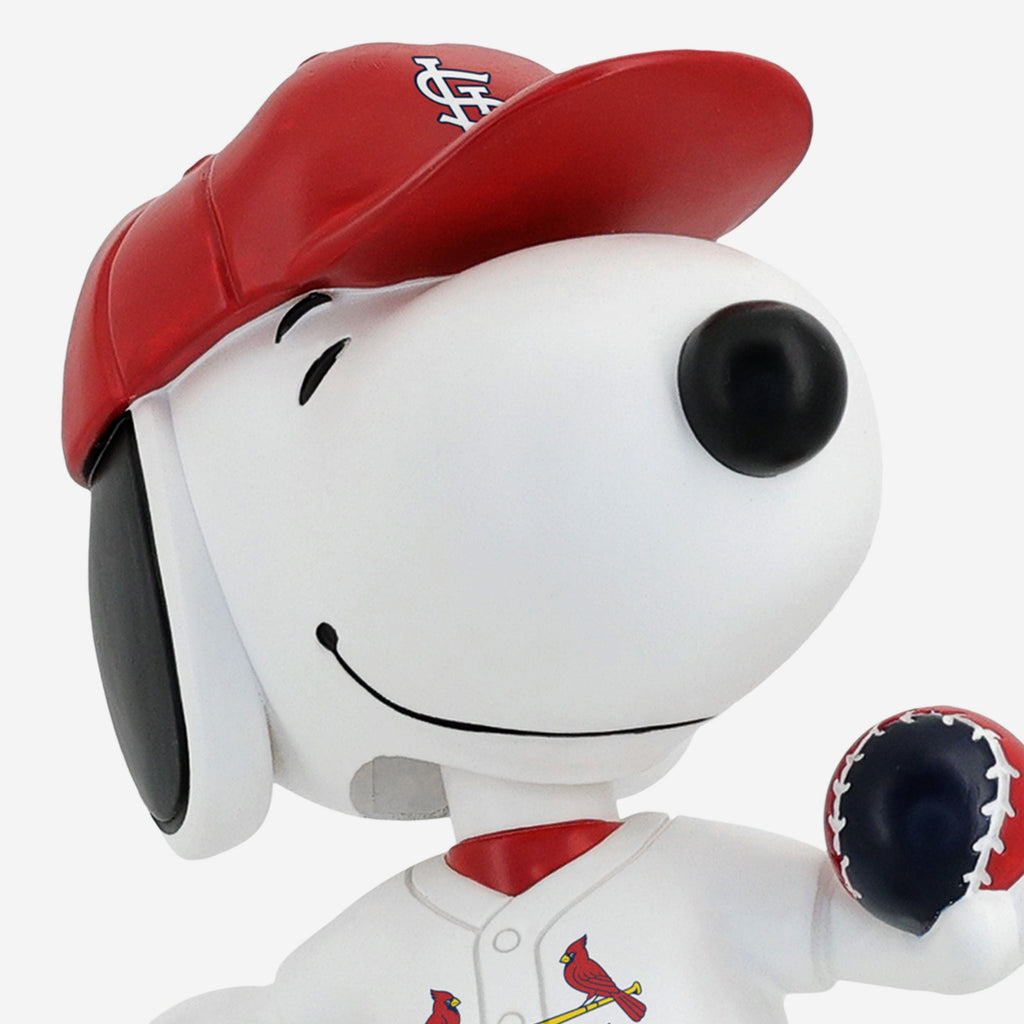 St Louis Cardinals Snoopy Peanuts Batter Up Bighead Bobblehead FOCO