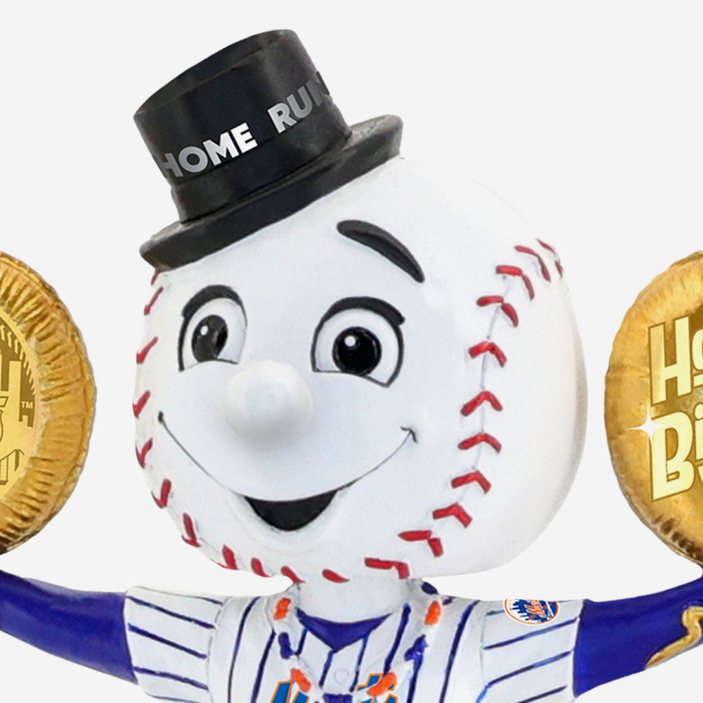 Mr Met New York Mets 2025 Big Apple Birthday Cake Bobblehead FOCO