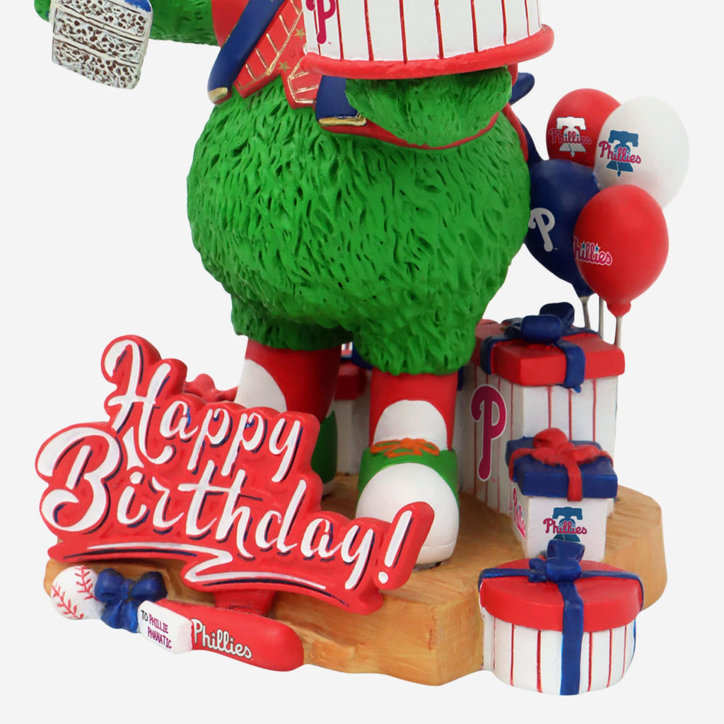 Phillie Phanatic Philadelphia Phillies 2025 Birthday Mascot Bobblehead FOCO