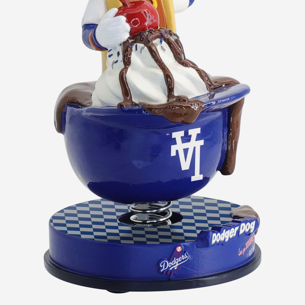 Dodger Dog Los Angeles Dodgers Ice Cream Helmet Mascot Bobblehead FOCO