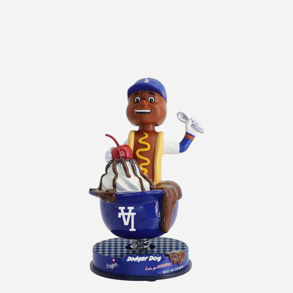 Dodger Dog Los Angeles Dodgers Ice Cream Helmet Mascot Bobblehead FOCO