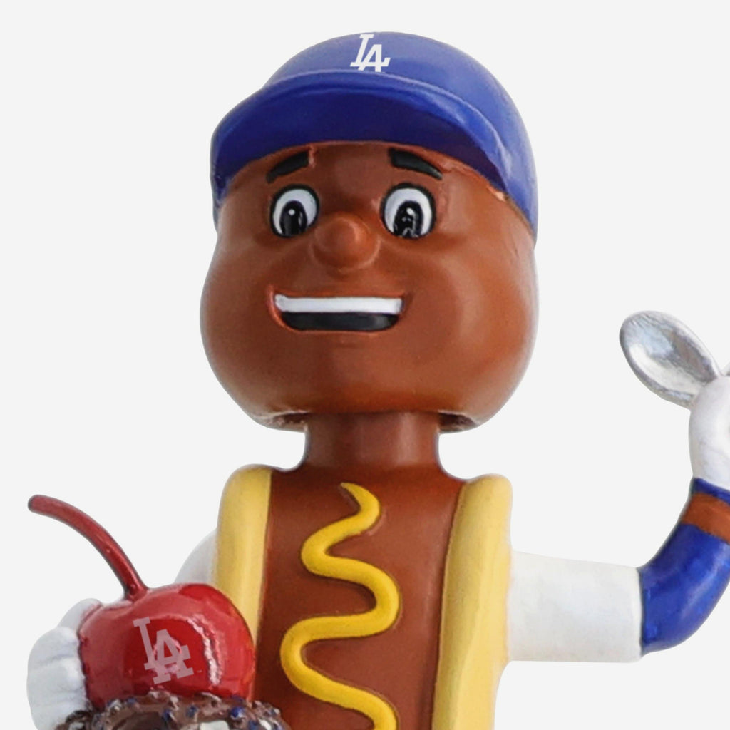 Dodger Dog Los Angeles Dodgers Ice Cream Helmet Mascot Bobblehead FOCO