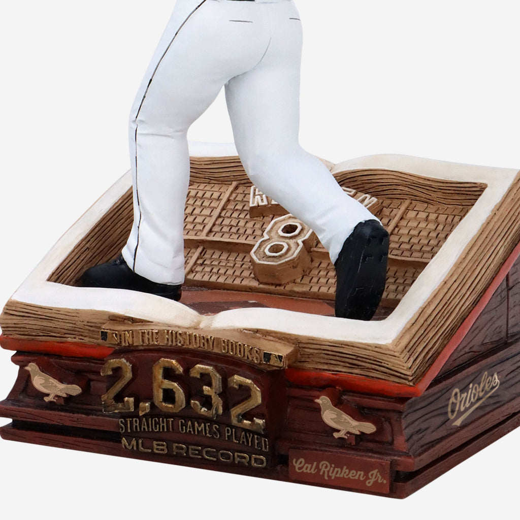 Cal Ripken Jr Baltimore Orioles Consecutive Games Played Record Book B FOCO