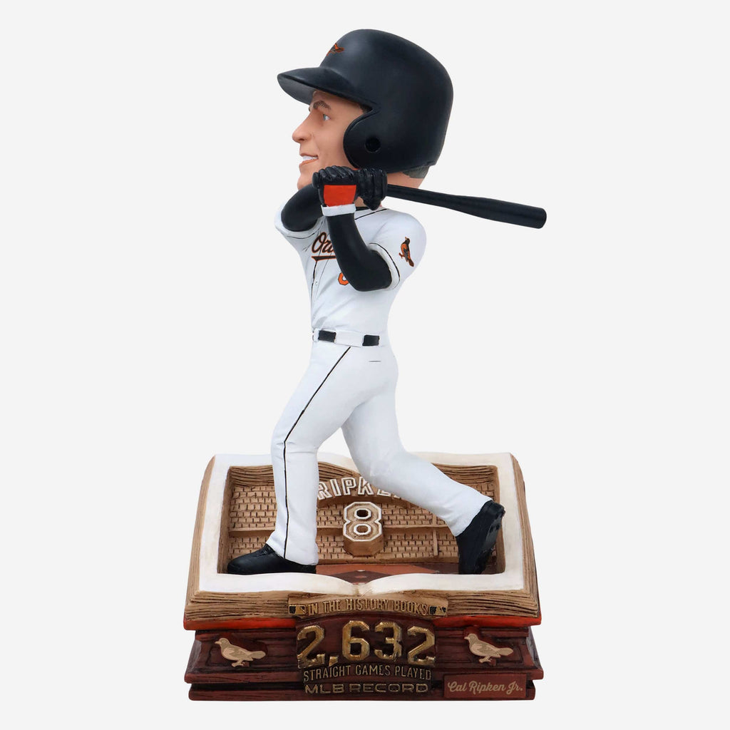 Cal Ripken Jr Baltimore Orioles Consecutive Games Played Record Book B FOCO