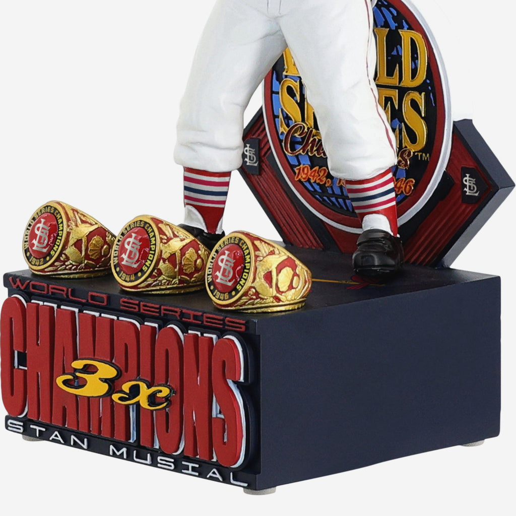 Stan Musial St Louis Cardinals 3X World Series Champion Bobblehead FOCO