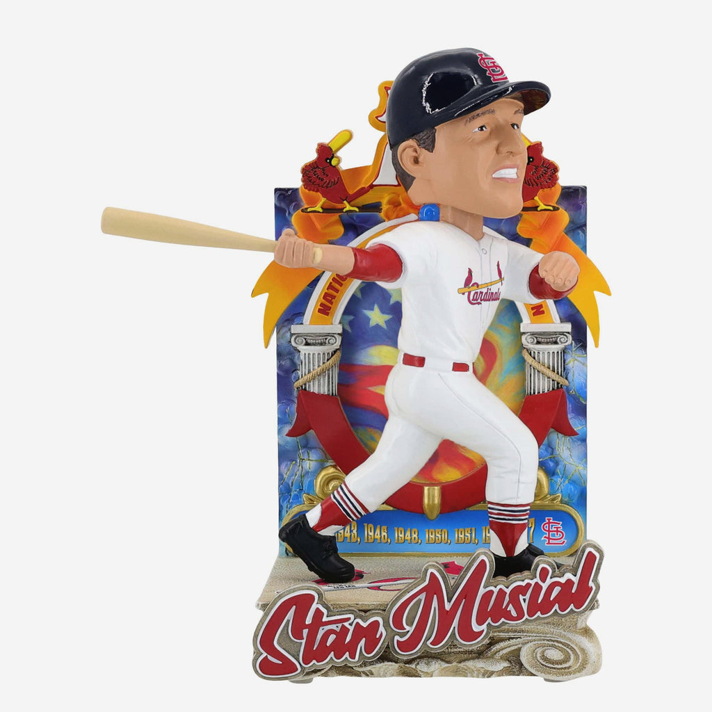 Stan Musial St Louis Cardinals 7X NL Batting Champion Bobblehead FOCO