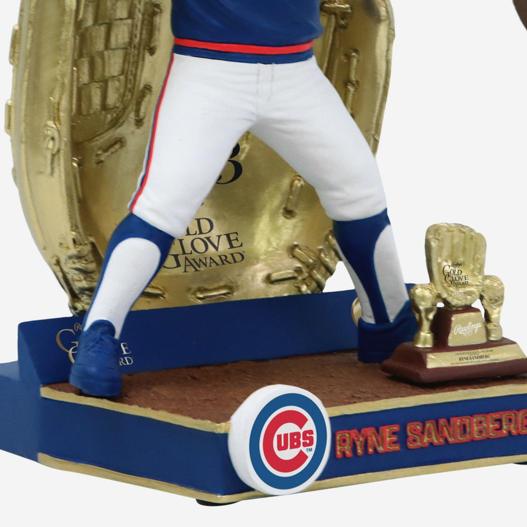 Ryne Sandberg Chicago Cubs 1983 Gold Glove Bobblehead FOCO