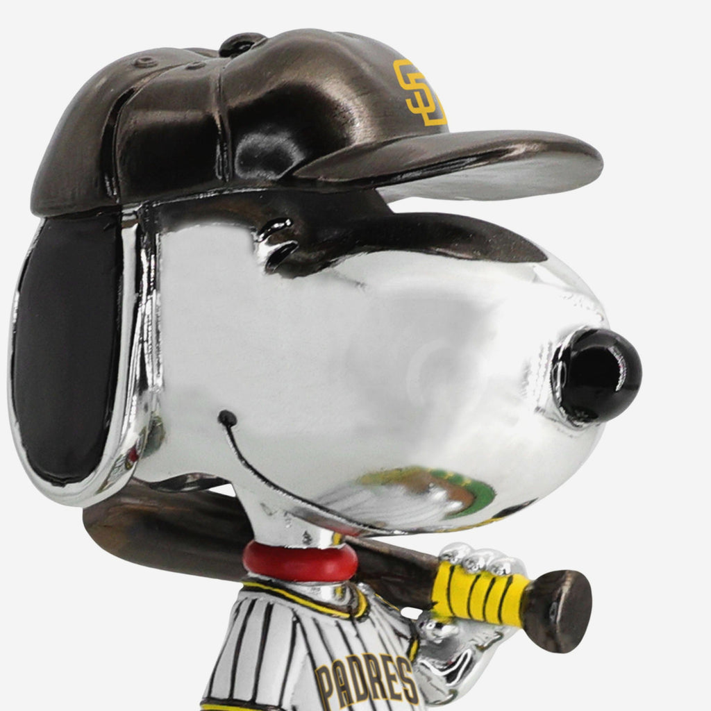 San Diego Padres Snoopy Peanuts Electroplated Bighead Bobblehead FOCO