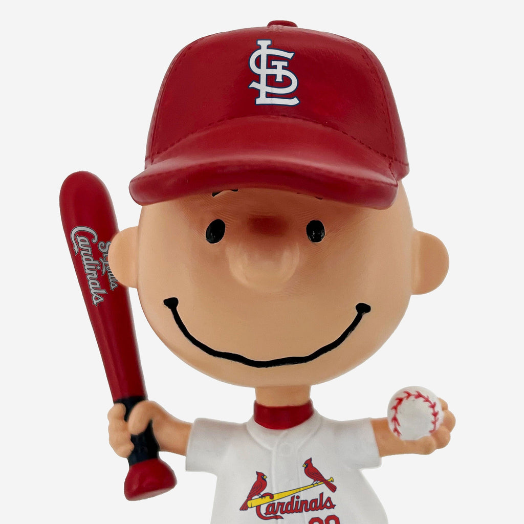 St Louis Cardinals Charlie Brown Peanuts Mini Bighead Bobblehead FOCO