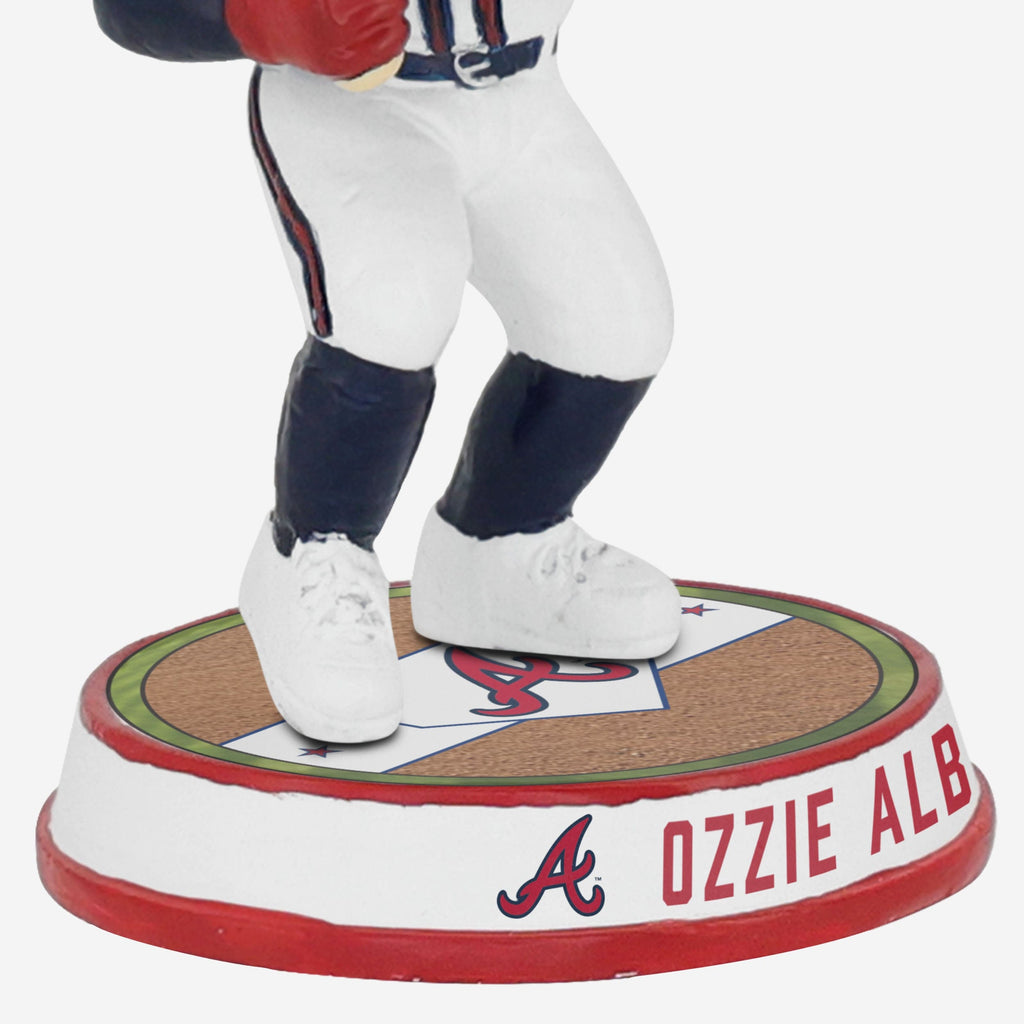 Ozzie Albies Atlanta Braves Field Stripe Mini Bighead Bobblehead FOCO