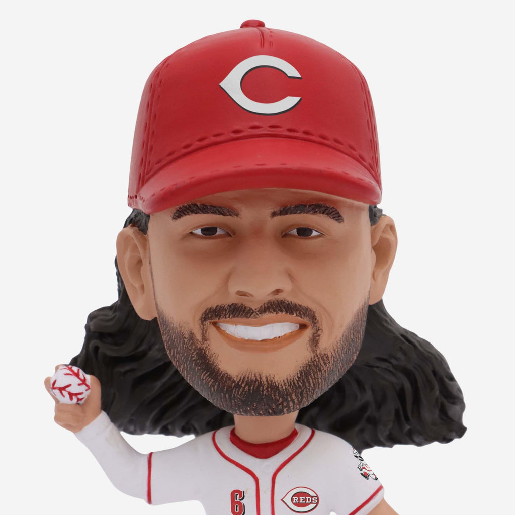 Jonathan India Cincinnati Reds Fielding Pose Field Stripe Mini Bighead FOCO
